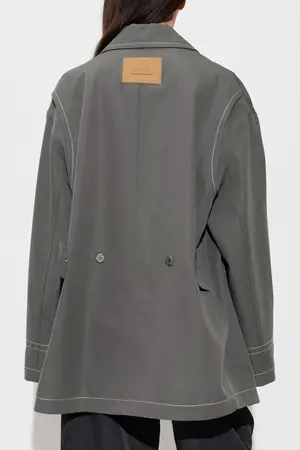 Ami Wool Oversized Jacket - Grey