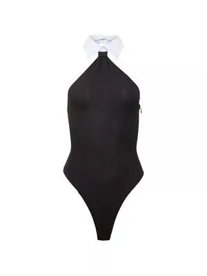 FLEUR DU MAL Hannah Collar Bodysuit