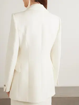 Alessandra Rich Double-breasted Wool Blazer