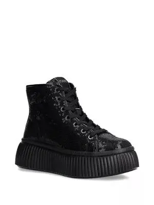 Karl Lagerfeld Sequin-embellished Platform Sneakers
