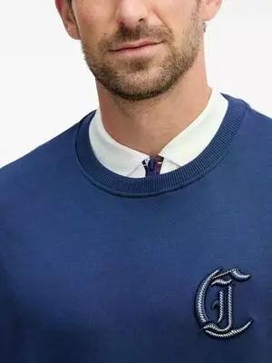 Just Cavalli Logo-patch Crew-neck Sweatshirt