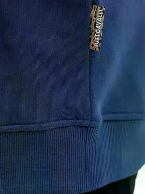 Just Cavalli Logo-patch Crew-neck Sweatshirt