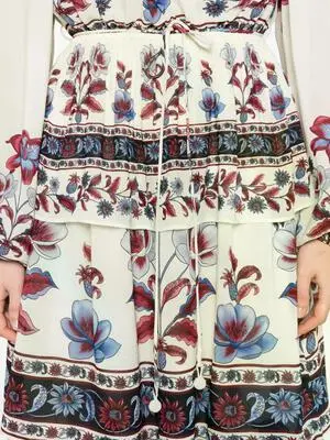 Farm Rio Malu Winter Floral-print Maxi Dress