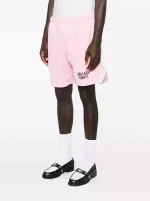 GALLERY DEPT. Logo-print Striped Shorts