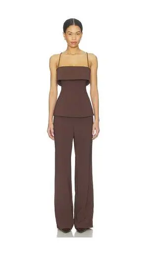LOVERS AND FRIENDS Kira Jumpsuit - Brown