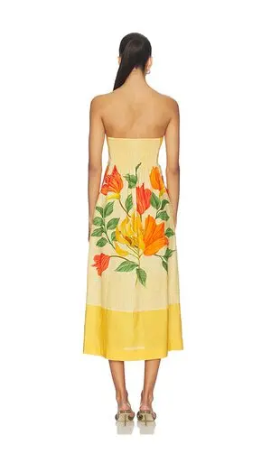Verandah Strapless Shift Dress