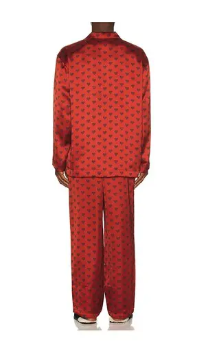 SKIMS Sleep Sateen Set In Red