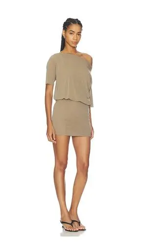 Superdown Olya Mini Dress With One-shoulder Styling