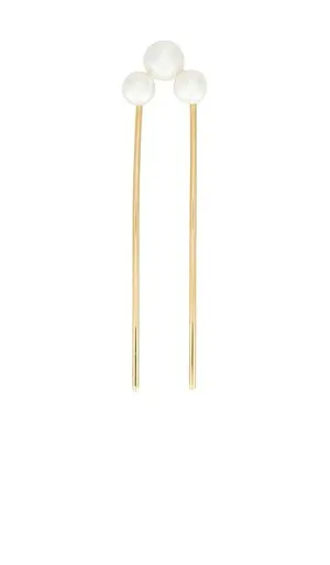 JENNIFER BEHR Gretel Hair Pin - Gold & Pearl