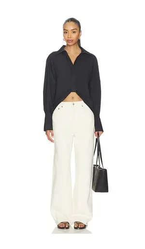 HEVRON Paola Top - Black
