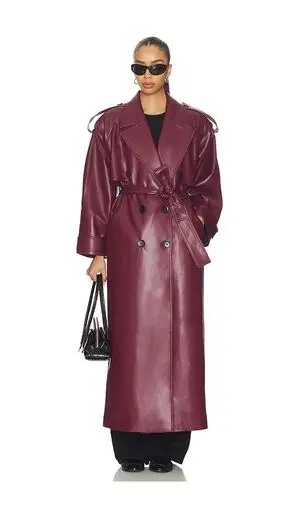 SELMACILEK Leather Trenchcoat