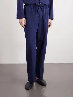 TEKLA Straight-leg Organic Cotton-poplin Pyjama Trousers