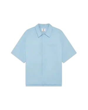 Casablanca Monogram Short Sleeve Shirt - Light Blue