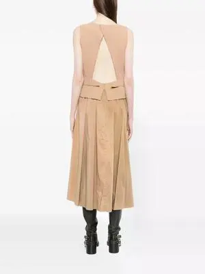 Karl Lagerfeld Belt-detail Midi Dress