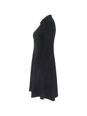 Khaite Knitted Collared Mini Dress