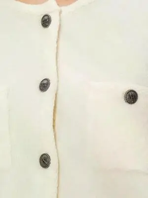 GESTUZ Buttoned Cardigan - Neutrals