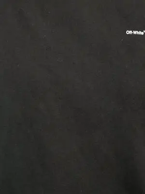 Off-White Cotton Crew-neck T-shirt - Black