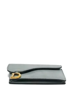 Dior 2020 Saddle Leather Card Holder