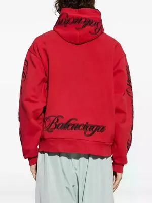 Balenciaga Logo Hooded Sweatshirt