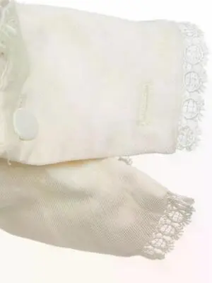SELF-PORTRAIT Lace-trimmed Buttoned Dress