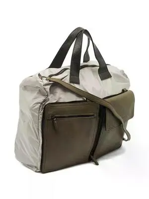 FERRAGAMO Leather-panel Pocketed Tote Bag