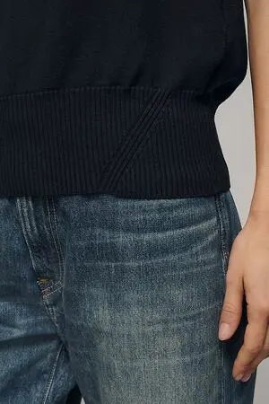 Anthropologie Boat-neck Sweater Tank Top