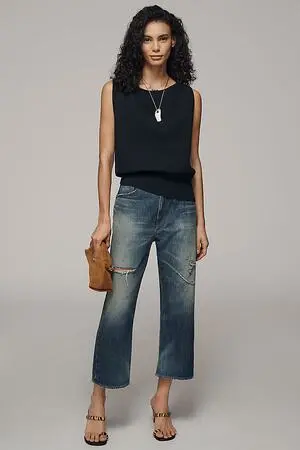 Anthropologie Boat-neck Sweater Tank Top