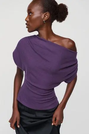 REFORMATION Iris Knit Top Violet