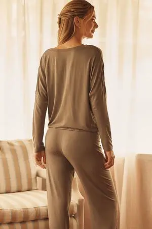 Eberjey Long-sleeve Slouchy Pj Set - Holly