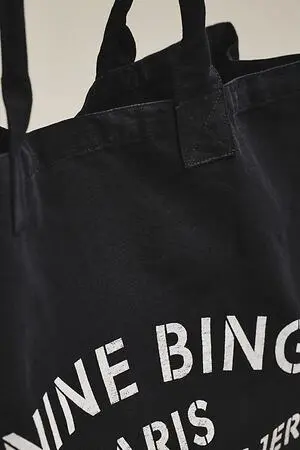 ANINE BING Leo Canvas Tote Bag - Black