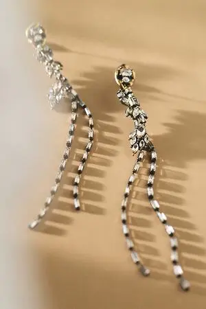 Shashi Chain Double Drop Earrings