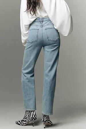 Paige High-rise Straight-leg Jeans - Glide