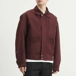 Dries Van Noten Overdyed Cotton Twill Bomber Jacket