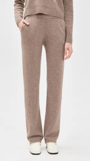 SPORTY & RICH Src Cashmere Trousers - Tapioca