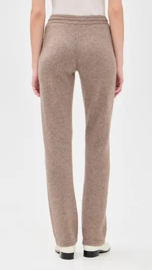 SPORTY & RICH Src Cashmere Trousers - Tapioca