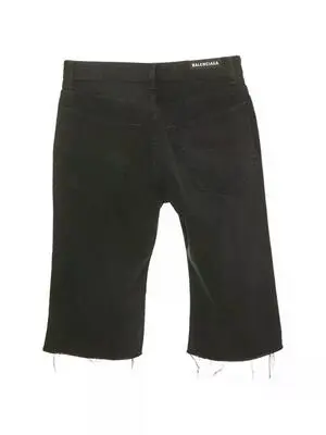 Balenciaga Raw-edge Denim Shorts