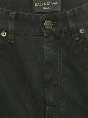 Balenciaga Raw-edge Denim Shorts