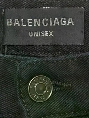 Balenciaga Raw-edge Denim Shorts