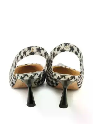 JIMMY CHOO Liya Star-pattern Leather Pumps