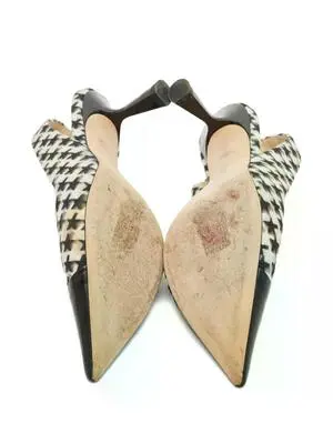 JIMMY CHOO Liya Star-pattern Leather Pumps