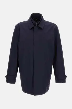 FAY Morning Jersey Stretch Blazer - Blue