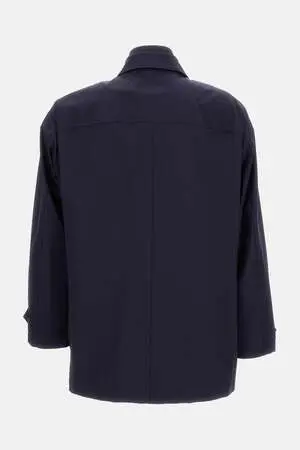 FAY Morning Jersey Stretch Blazer - Blue