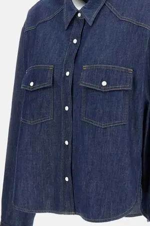 Khaite Grenon Cotton Shirt - Blu