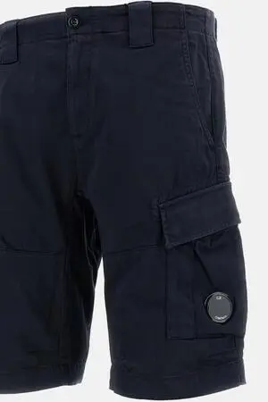 C.P. COMPANY Stretch Cotton Cargo Bermuda - Blue