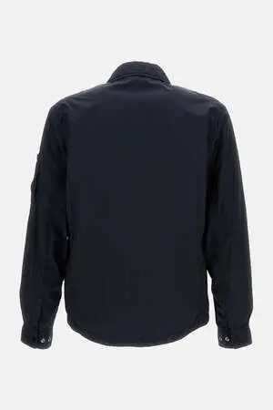 C.P. COMPANY Chrome-r Zipped Lens Shirt Jacket - Blue