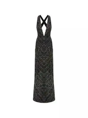 Missoni Patterned V-neck Maxi Dress