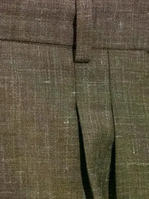Officine Générale Pleated Wide-leg Trousers - Brown