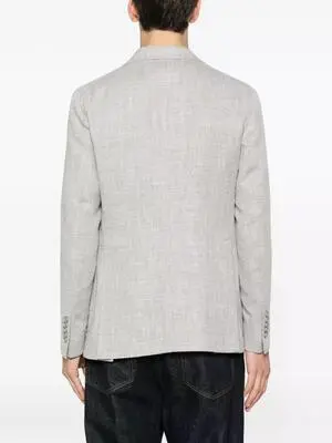 Tagliatore Herringbone-pattern Single-breasted Blazer