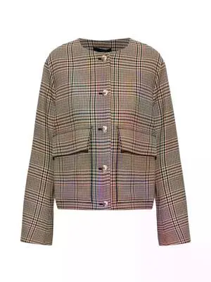 Paul Smith Check-pattern Buttoned Jacket