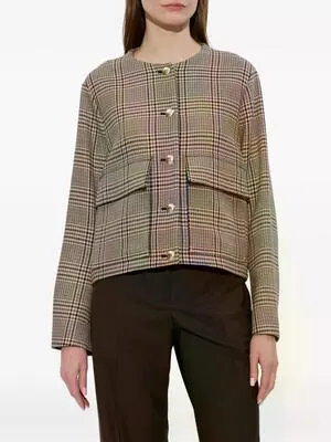 Paul Smith Check-pattern Buttoned Jacket